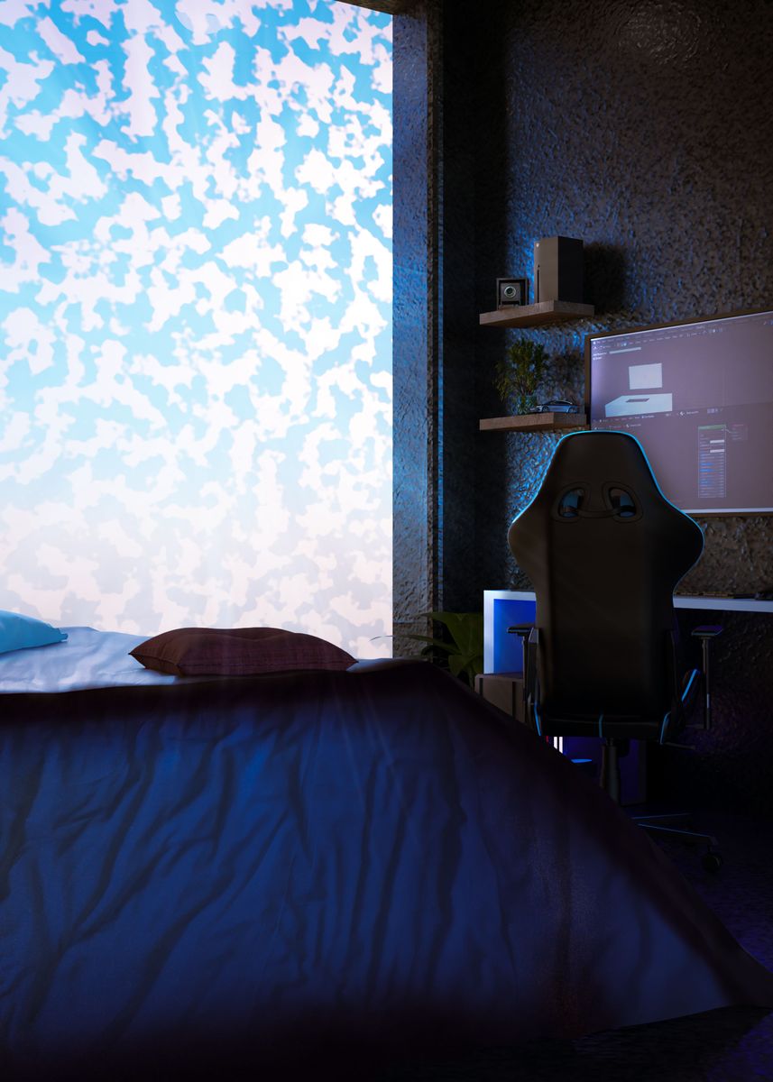 'The Creative Room' Poster by Shaheen Khan | Displate