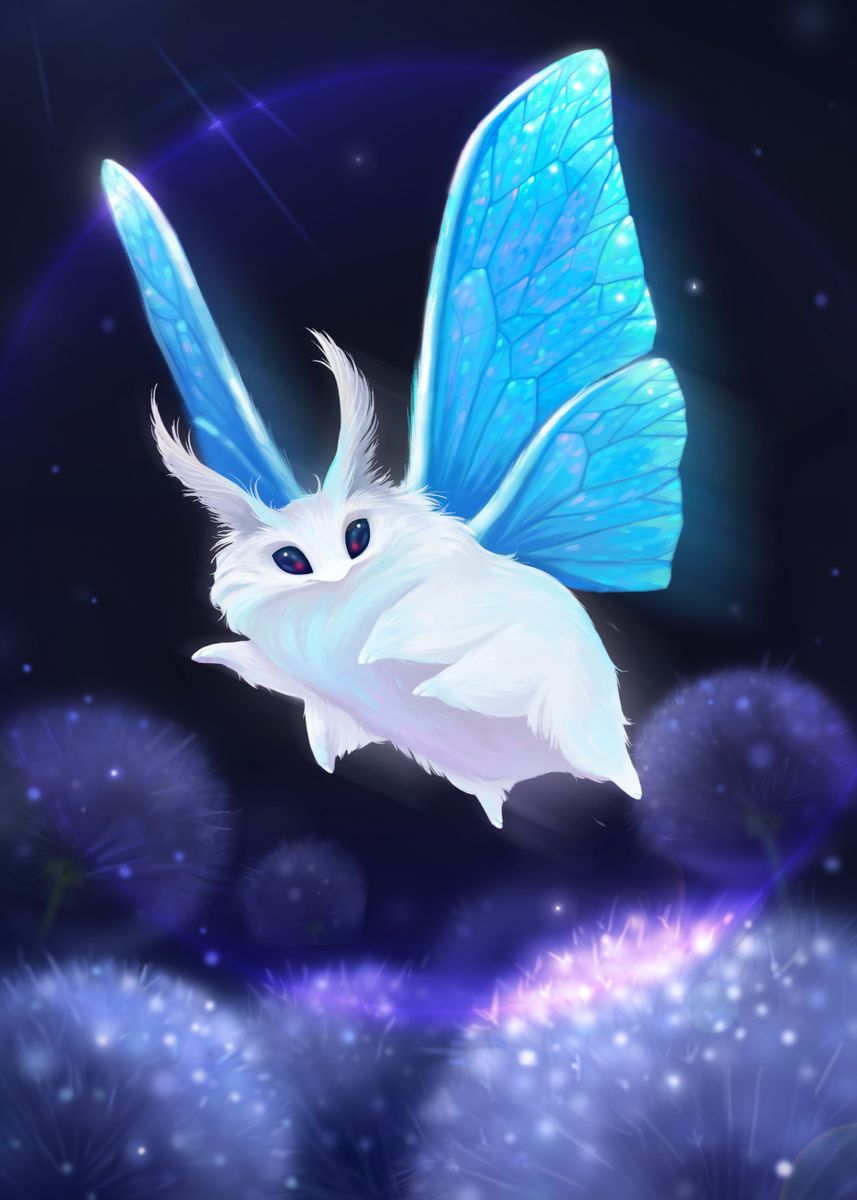 'Bumblemoon' Poster, picture, metal print, paint by Eponine Jacquet ...