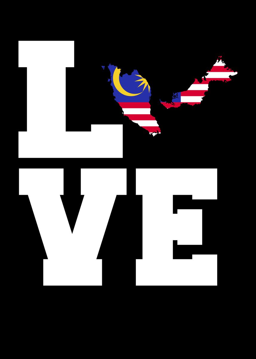 'Malaysia' Poster by Hexor | Displate