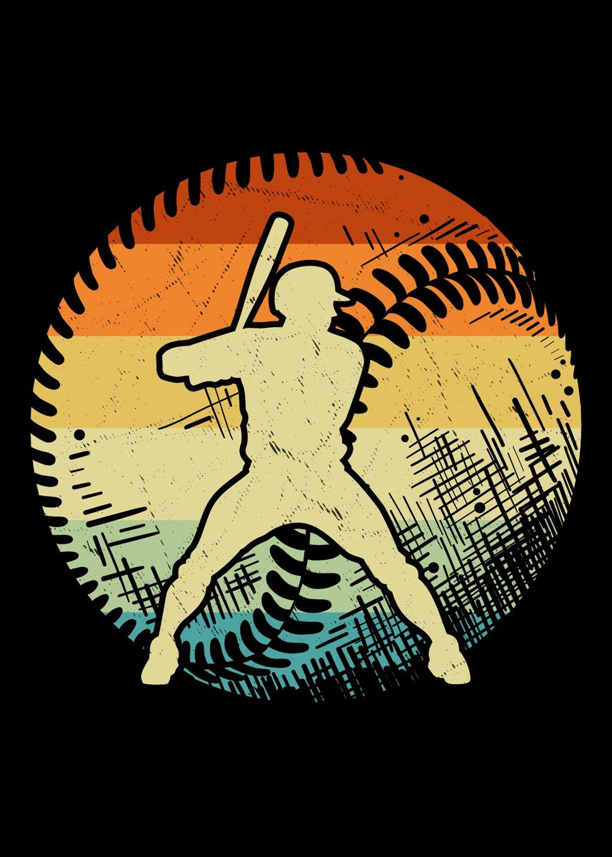 'Baseball Batter Baseball' Poster by professionaldesigns | Displate