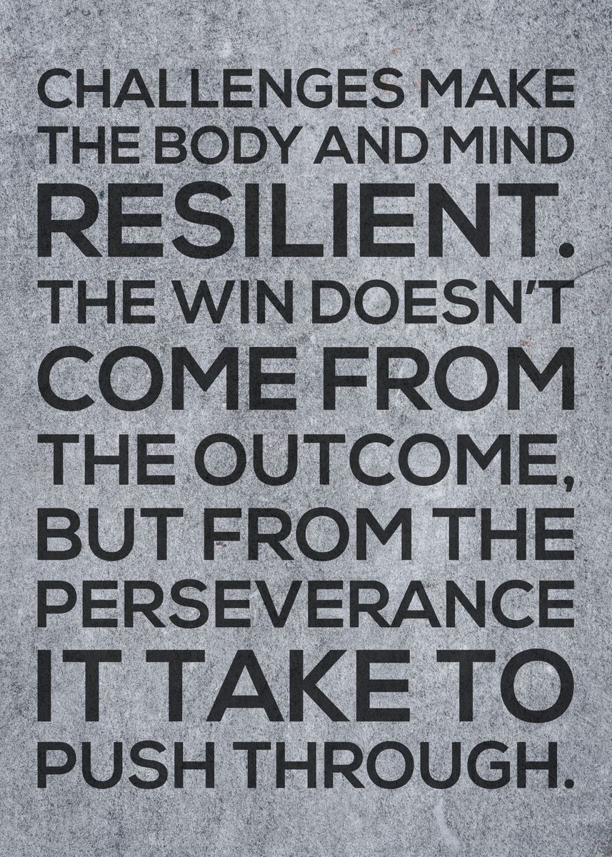 'Push Through' Poster by albran karan | Displate