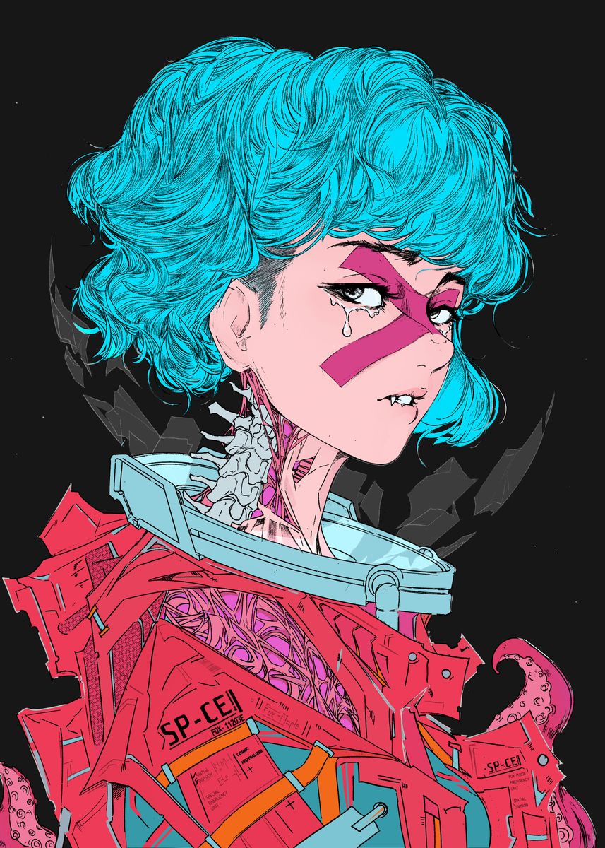 'sP Ce Cosmic Horror' Poster, picture, metal print, paint by Ellie ...