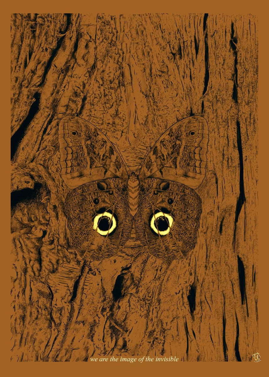 'Image of the Invisible' Poster, picture, metal print, paint by ...