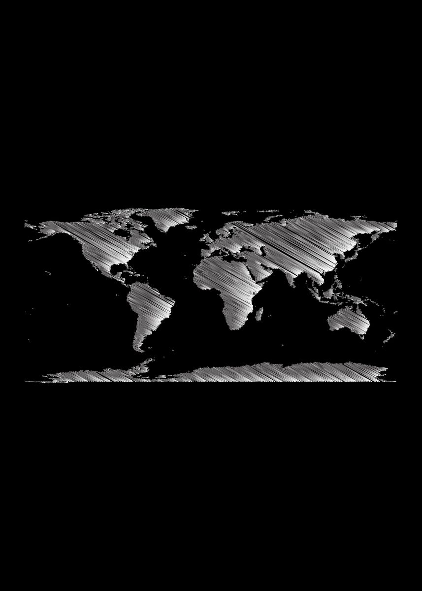 'silver world ' Poster by Fast Elevator | Displate