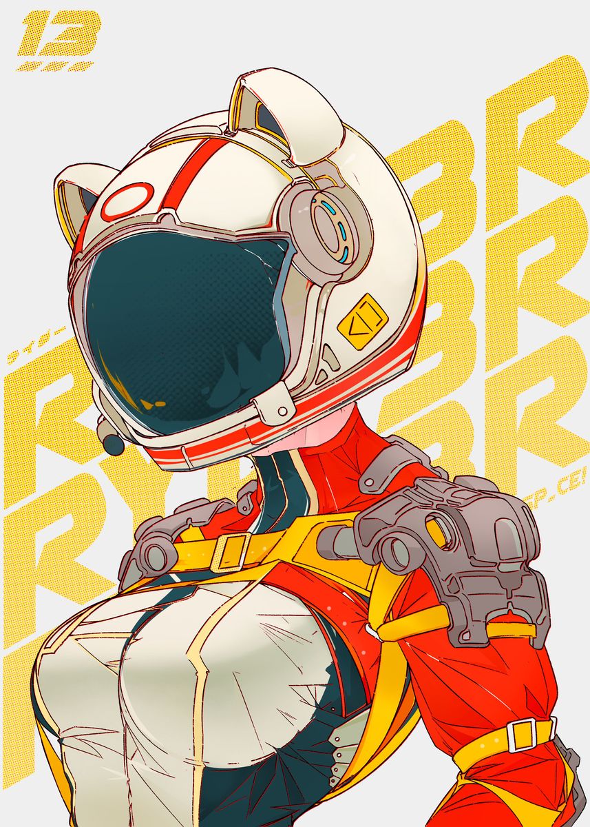 'sP Ce RY D3R' Poster, picture, metal print, paint by Ellie MapleFox | Displate