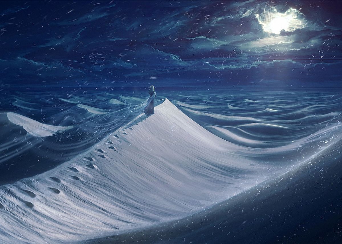 'Frozen Desert' Poster by PHINX | Displate