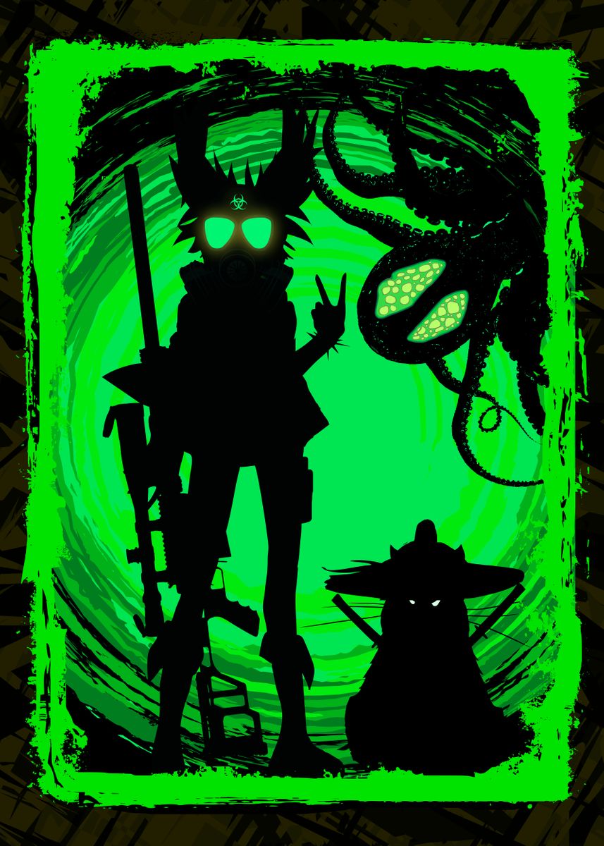 'Monsters Control ' Poster, picture, metal print, paint by Ilya Danilov ...