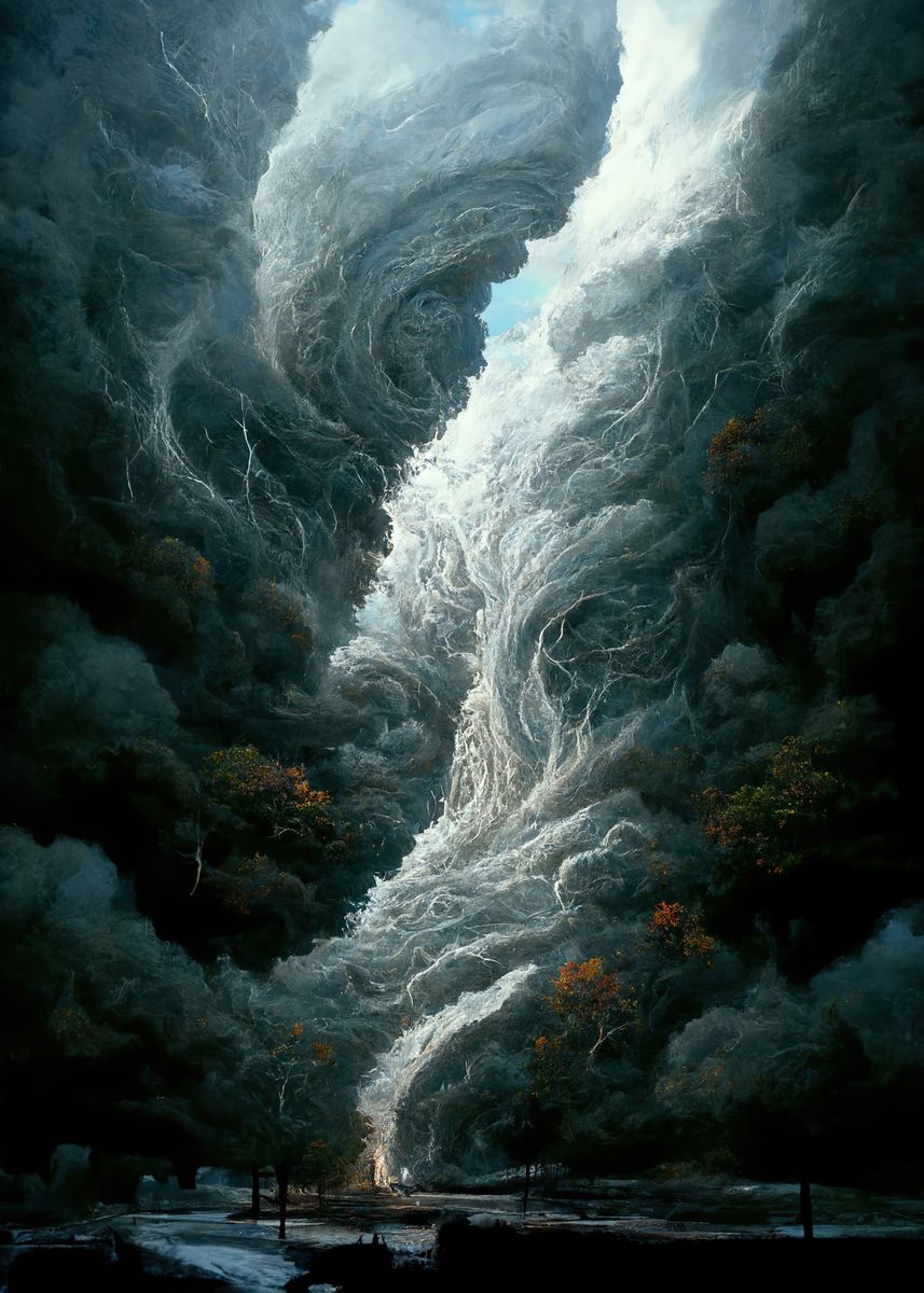 'Apocalyptic storm' Poster, picture, metal print, paint by Sigma Rat ...