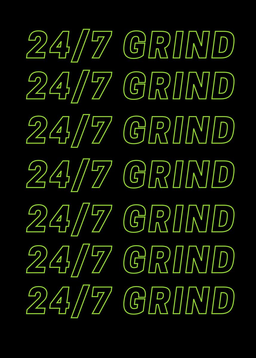 'non stop grind' Poster, picture, metal print, paint by James Clarke ...