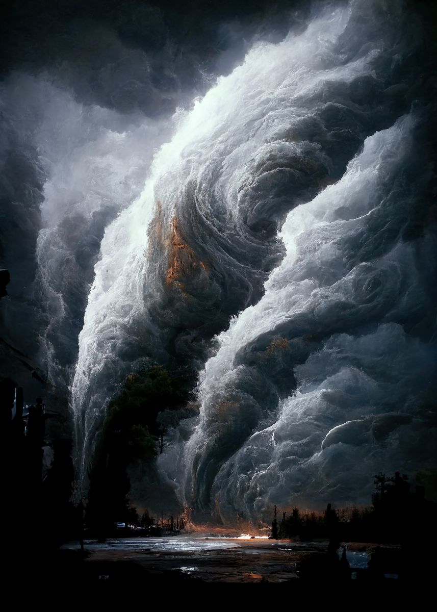 'Apocalyptic storm' Poster, picture, metal print, paint by Sigma Rat ...