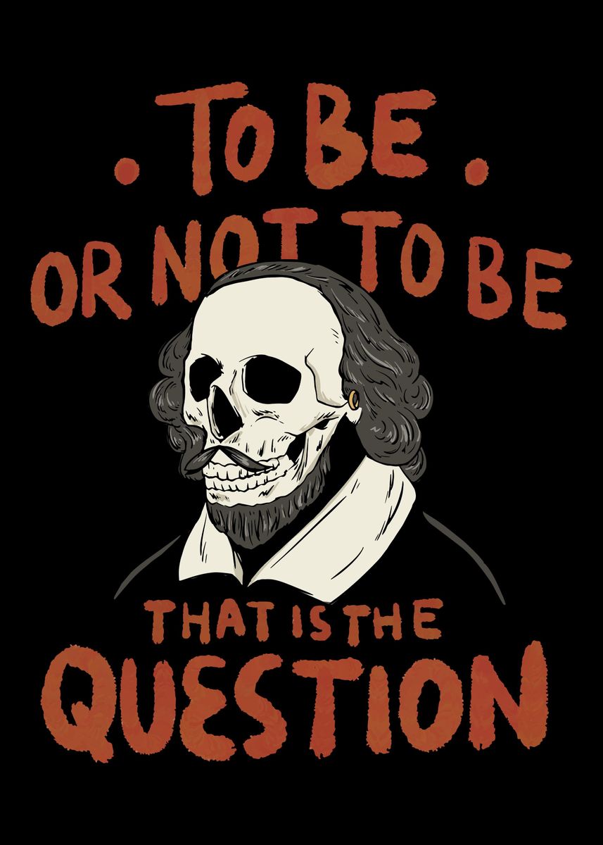 'Hamlet Shakespeare' Poster, picture, metal print, paint by Michael ...