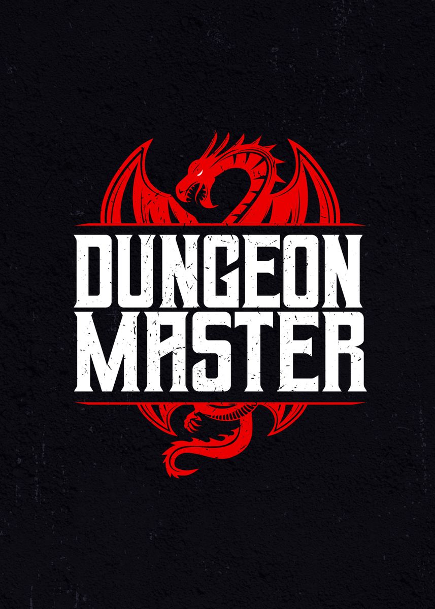 'Dungeon Master DM ' Poster, picture, metal print, paint by Uber ...