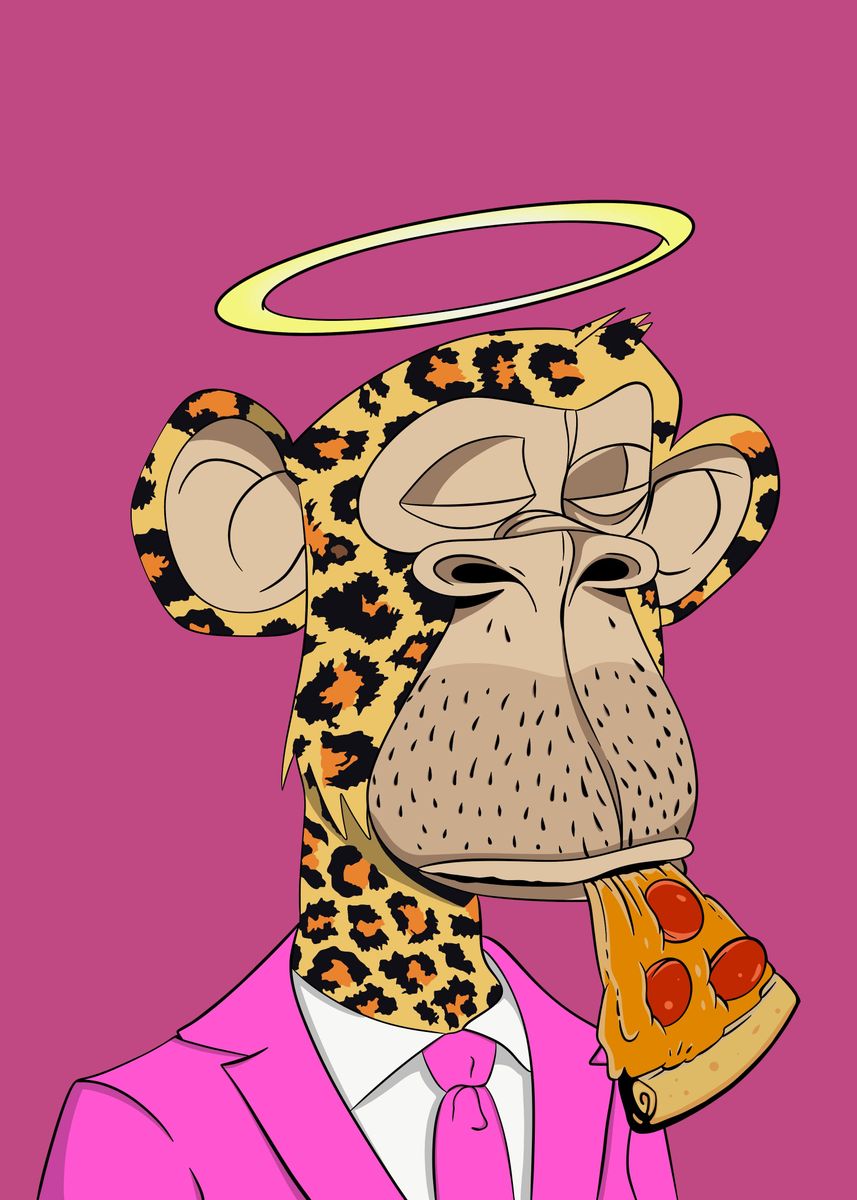 'Ape' Poster, picture, metal print, paint by Magic Apes | Displate