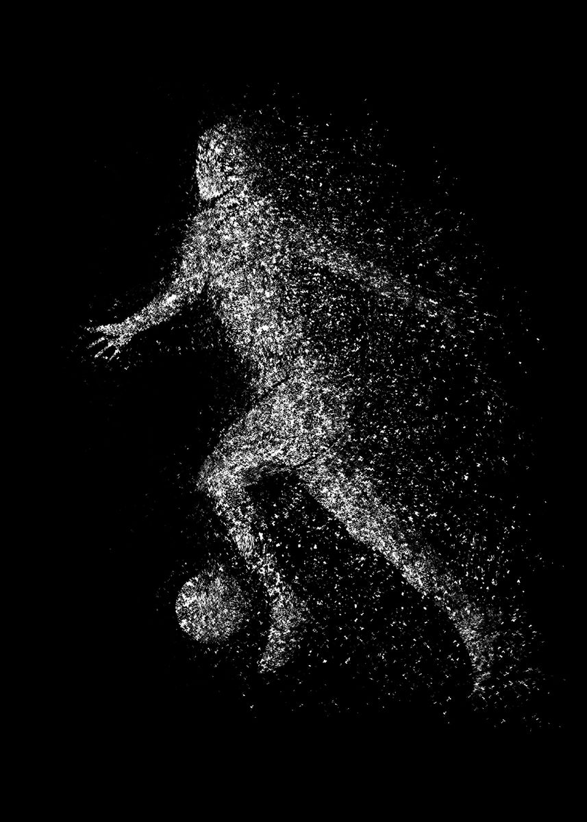 'football splatter' Poster, picture, metal print, paint by Izmo ...