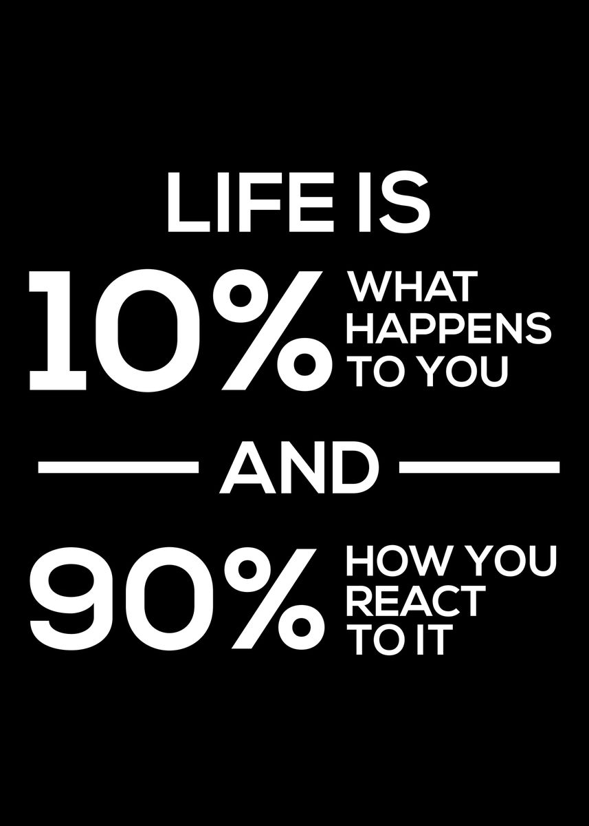 'Percentage of Life' Poster by albran karan | Displate