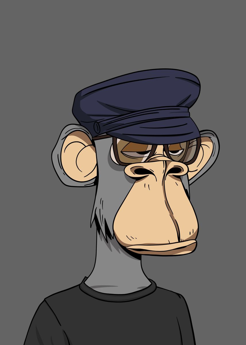 'Funny ape' Poster by Magic Apes | Displate