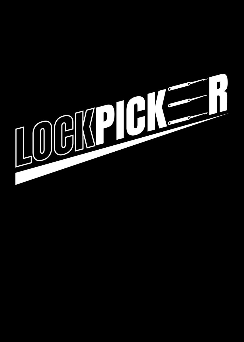 'Lockpicker Lockpicking' Poster by Mooon | Displate