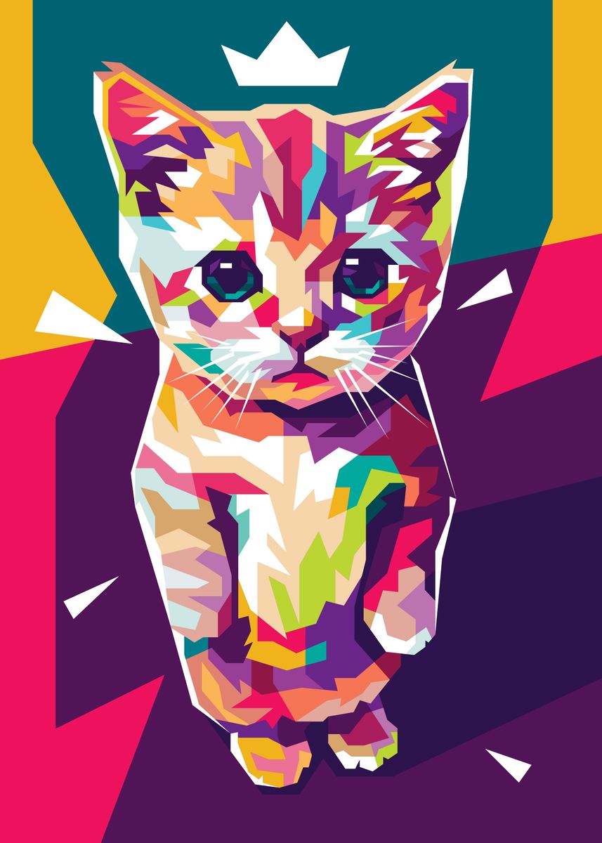 'Lord Dudul in PopArt Style' Poster, picture, metal print, paint by ...