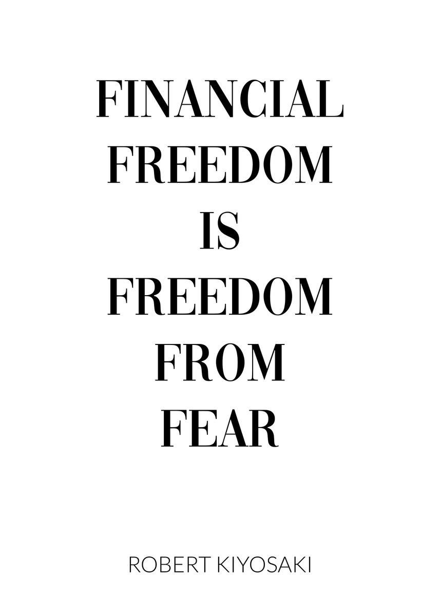 'Financial Freedom Success' Poster, picture, metal print, paint by ...