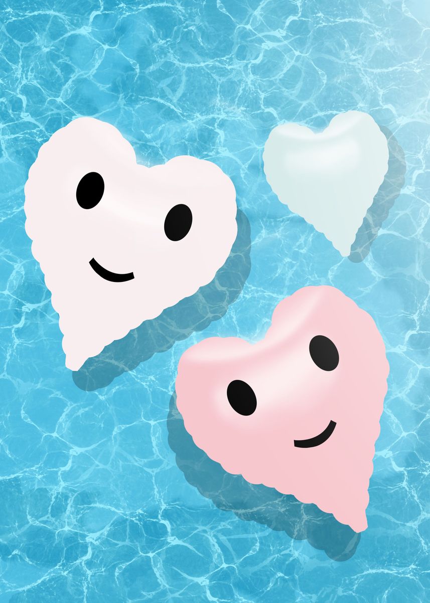 'Love floats' Poster by Estetic Sigmul | Displate