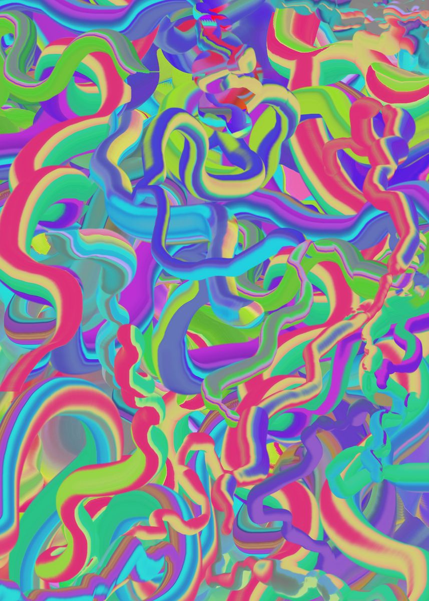 'Swirly' Poster by Jash Jhaveri | Displate