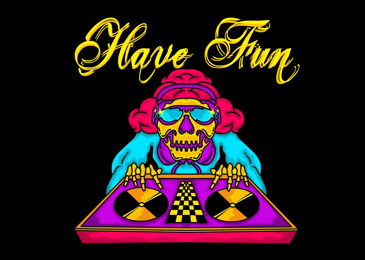 'music dj rap' Poster by tarin muj | Displate