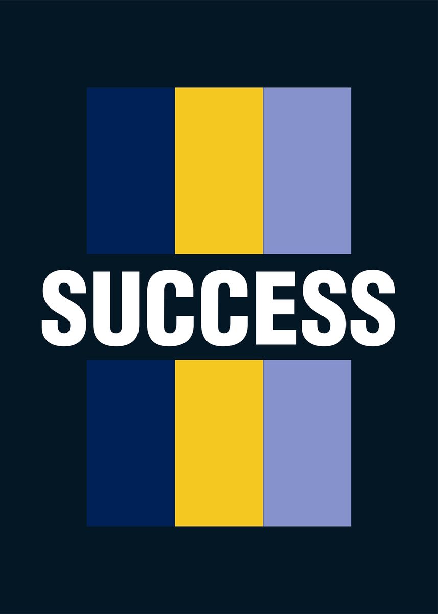 'Success Art' Poster by Viability Creative | Displate