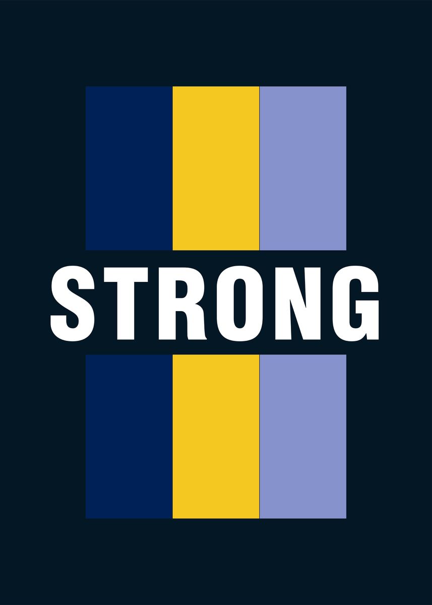 'Strong Art' Poster, picture, metal print, paint by Viability Creative ...