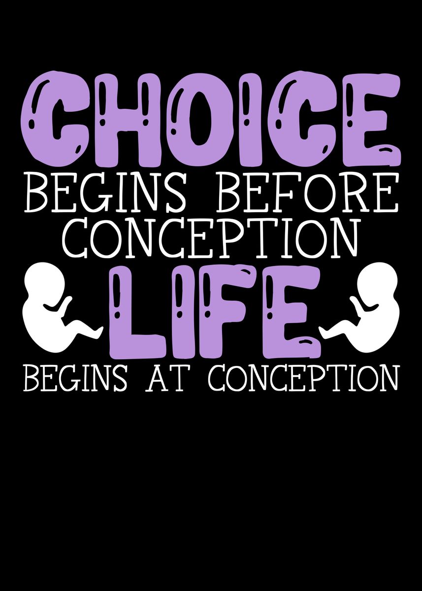 'Antiabortion' Poster, picture, metal print, paint by NAO | Displate