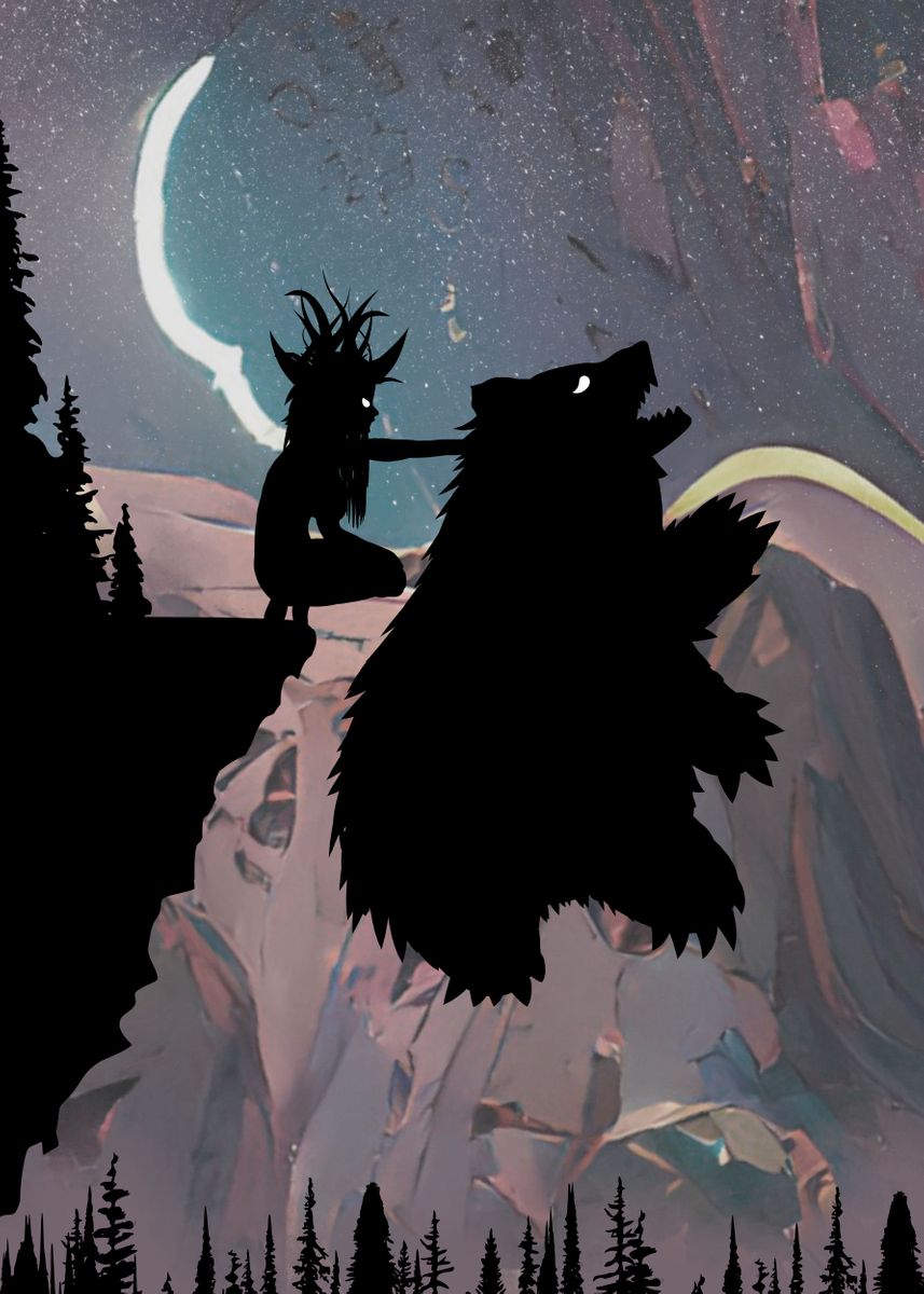 'Bear Kick' Poster by Ilya Danilov | Displate