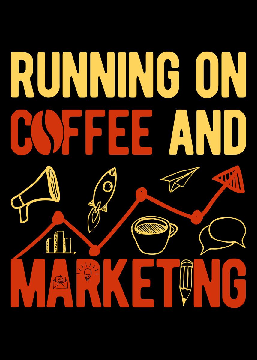 'Funny Marketing' Poster by Visualz | Displate