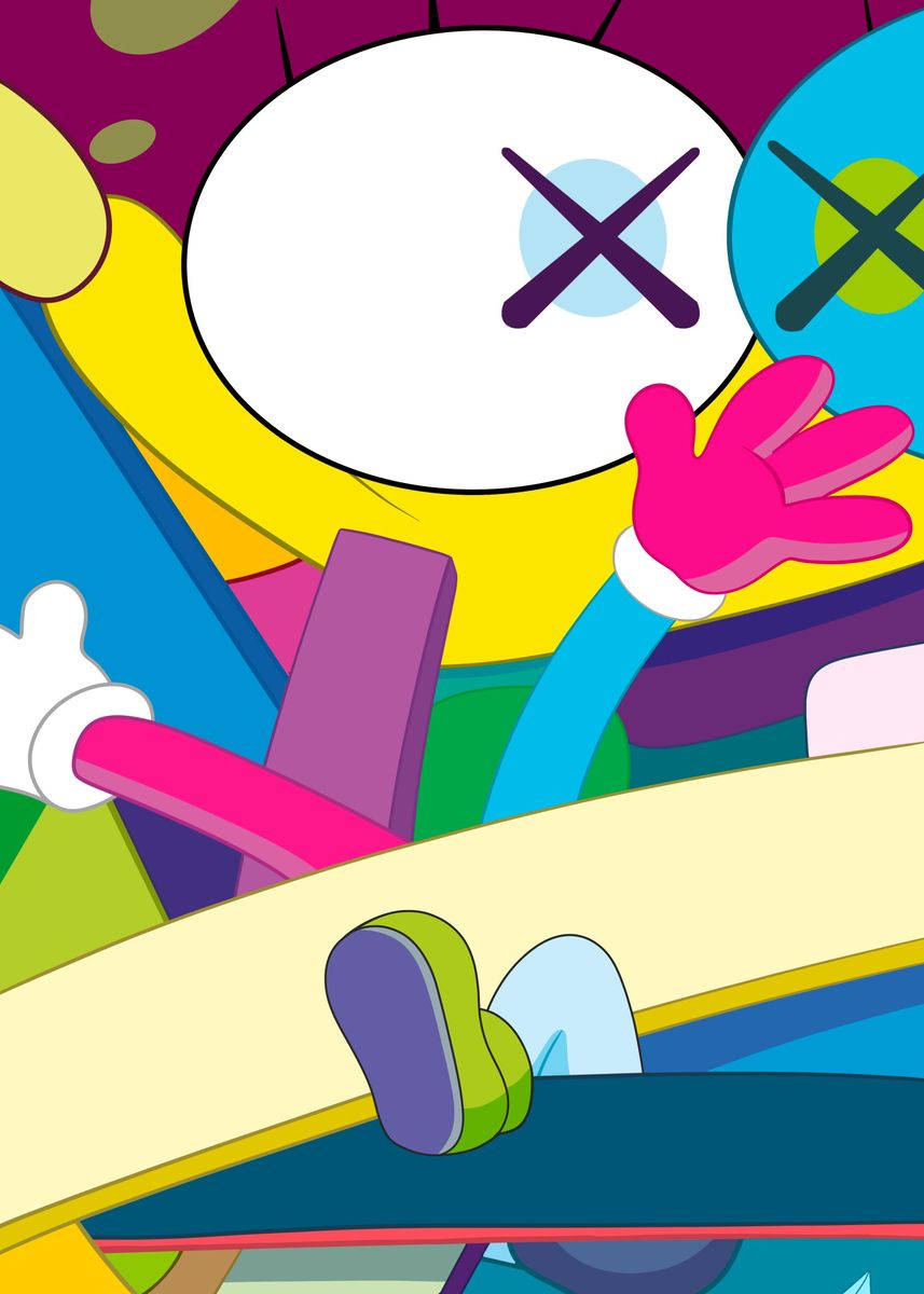 'Abstract hype art' Poster, picture, metal print, paint by Biopic ...