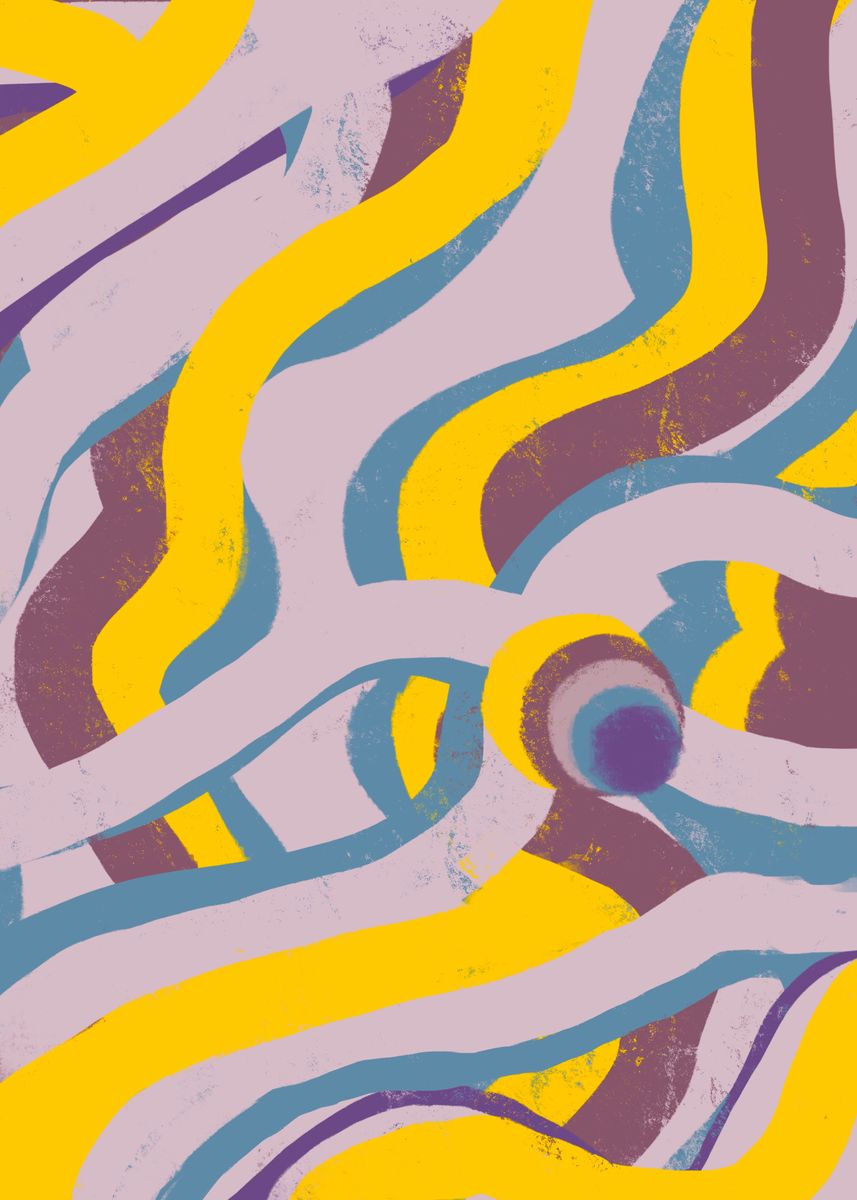 'Chaos' Poster, picture, metal print, paint by Jash Jhaveri | Displate