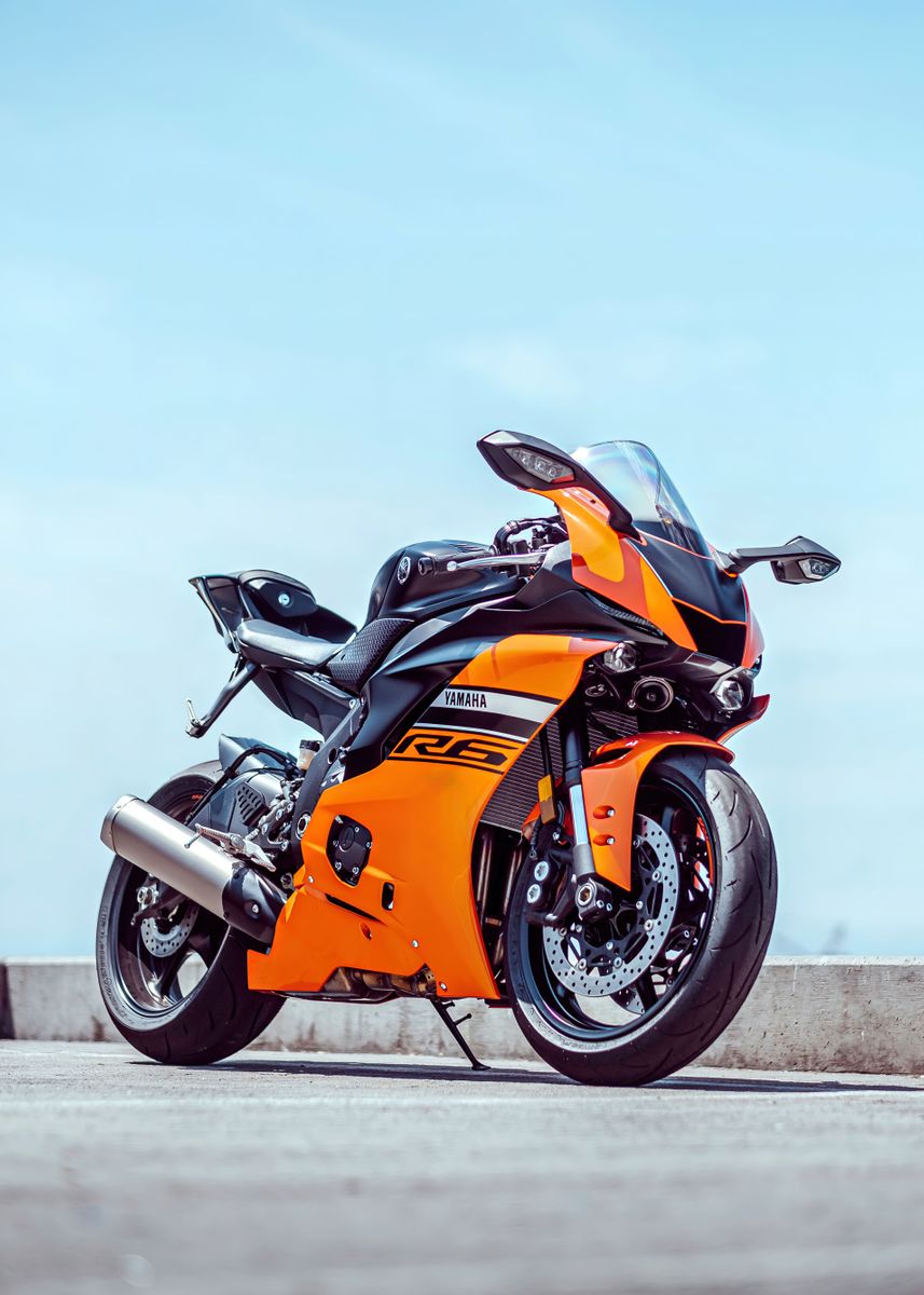 'Yamaha R6' Poster, picture, metal print, paint by Faissal Thomas ...