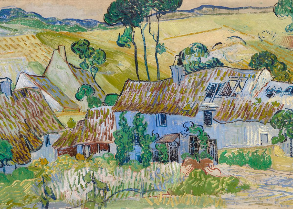 'van Goghs Farms near Auver' Poster by Sloka | Displate