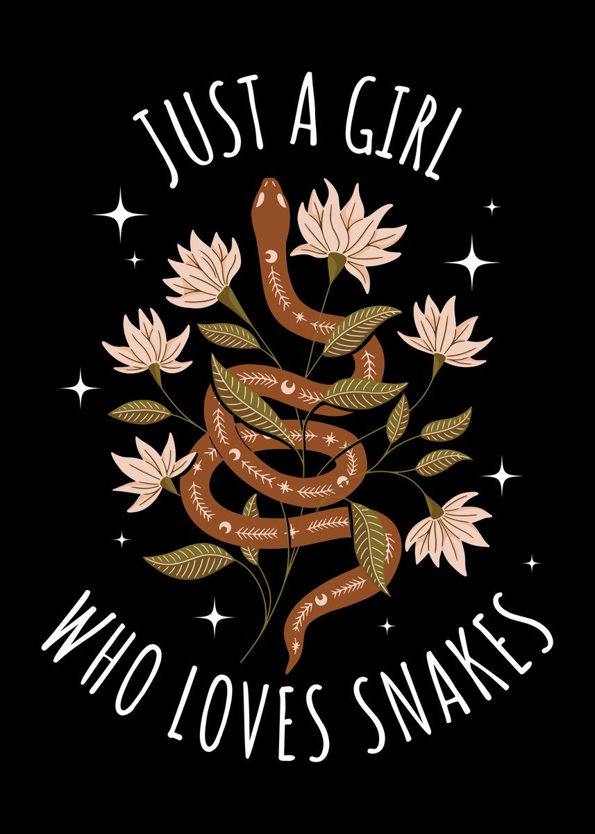 'Just A Girl Who Loves' Poster, picture, metal print, paint by CatRobot ...