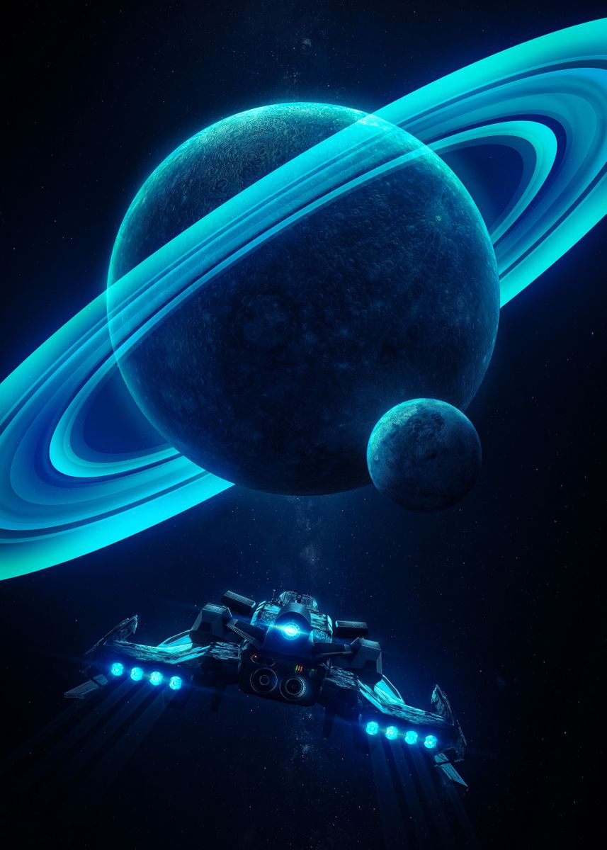 'Deep Space Voyage' Poster, picture, metal print, paint by Benny ...