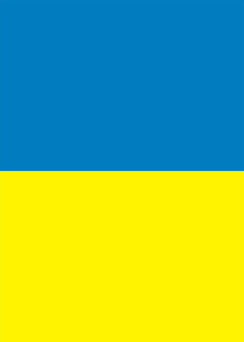 'Ukraine Flag' Poster, picture, metal print, paint by Viability ...