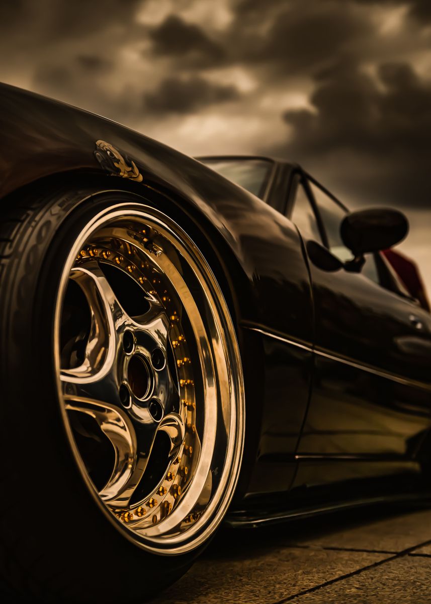 'Racing Car' Poster, picture, metal print, paint by Nergal | Displate