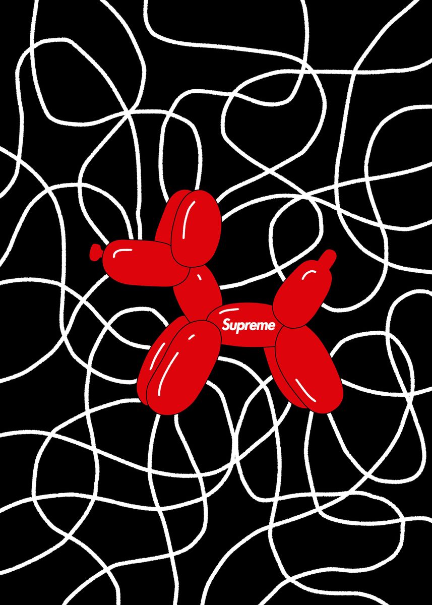 'hype dog' Poster, picture, metal print, paint by Ways Shops | Displate