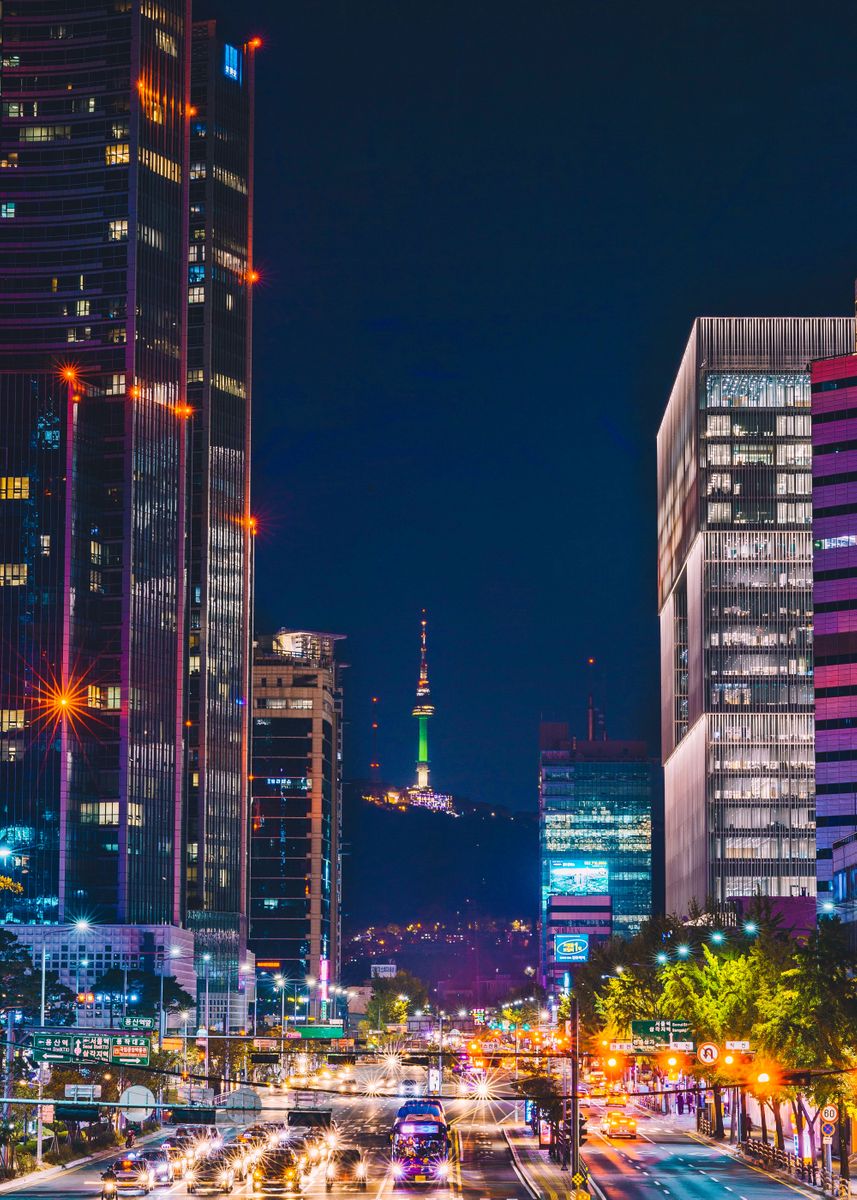 'Cityscape' Poster by Faa Ness | Displate