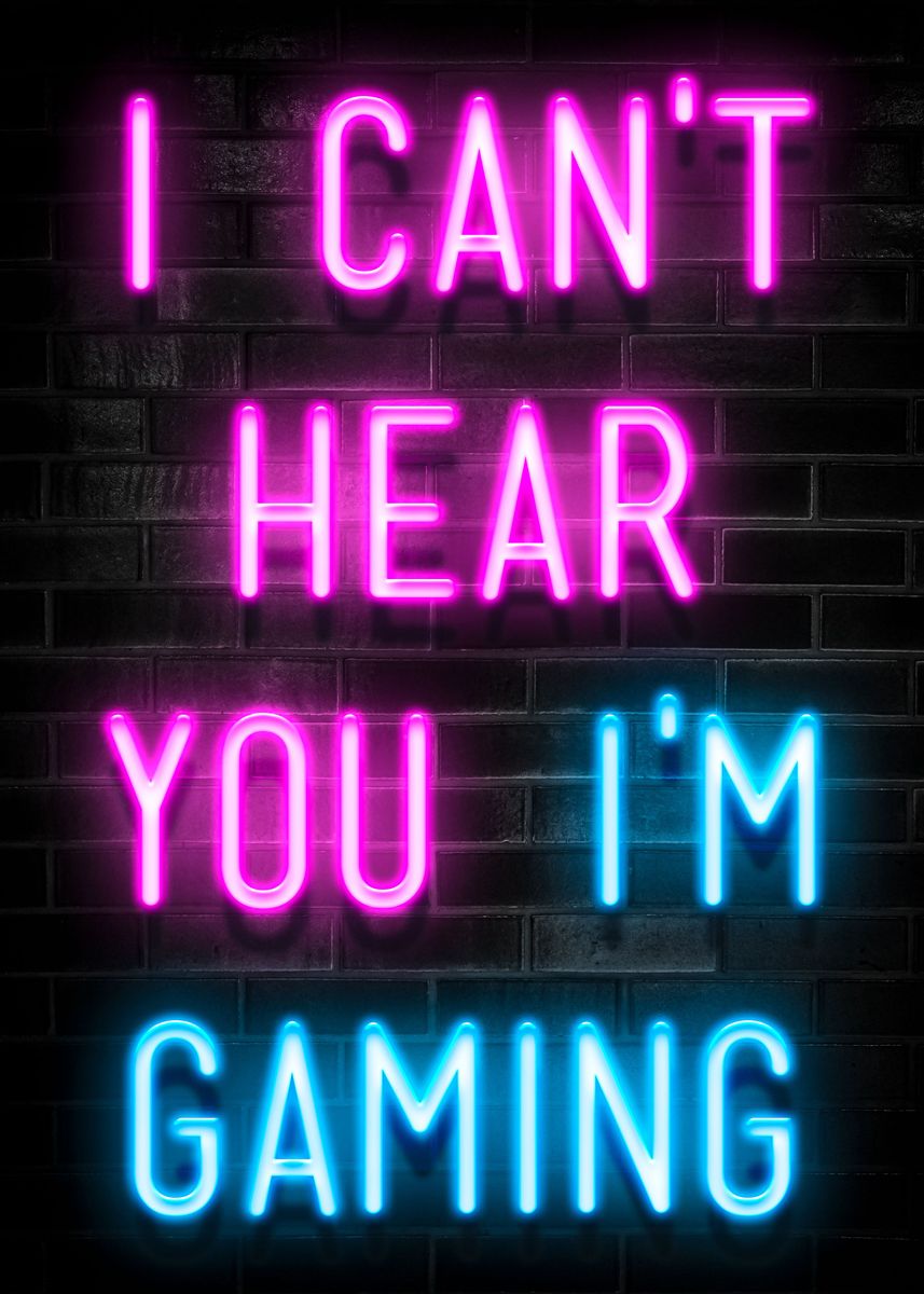 'I Cant Hear You' Poster, picture, metal print, paint by Reflection ...