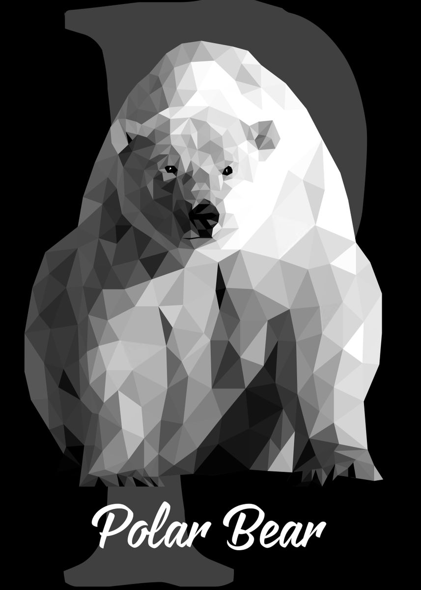  Polar Bear Poster Picture Metal Print Paint By Minh Doan Displate