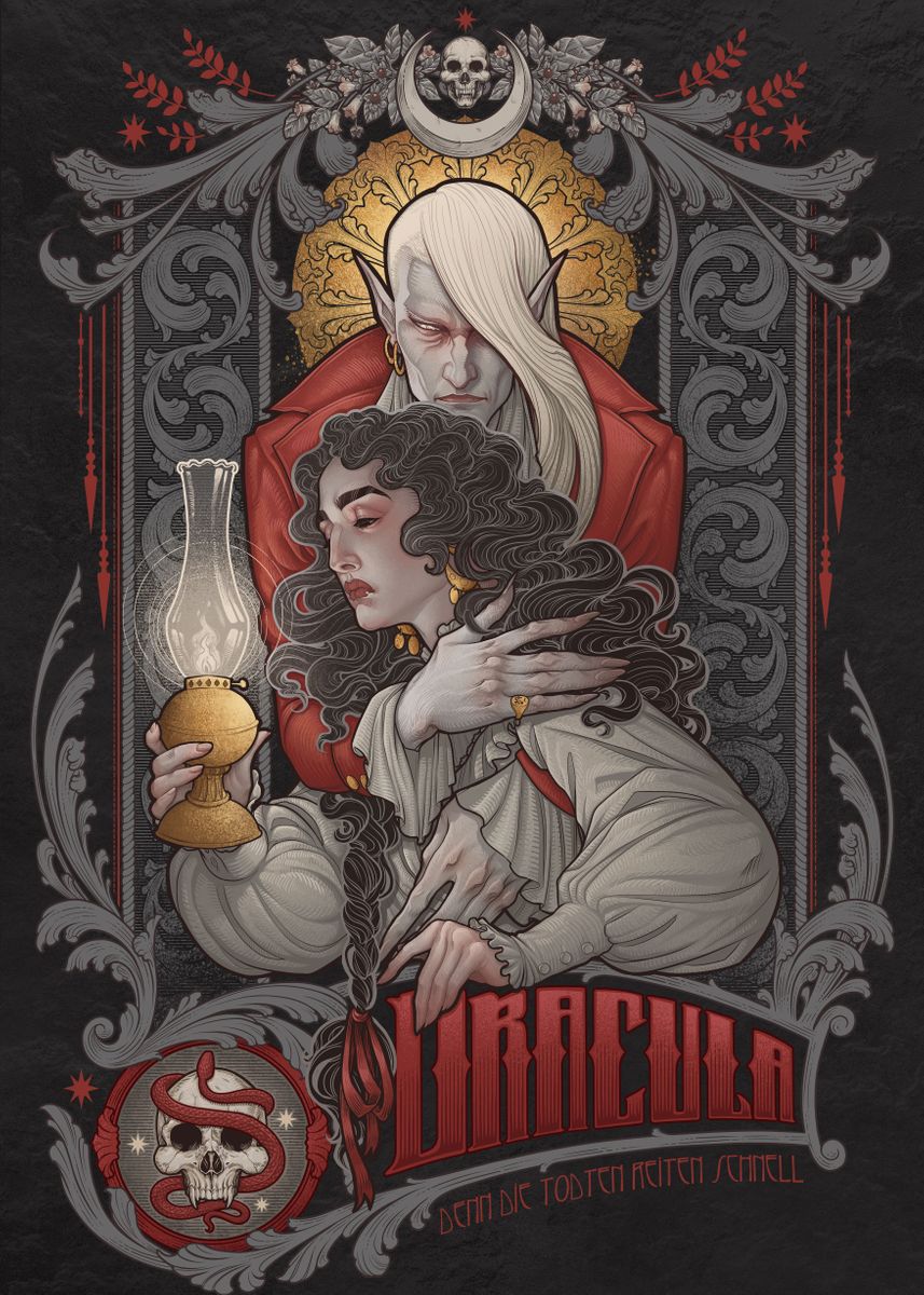 'DRACULA' Poster, picture, metal print, paint by Medusa Dollmaker ...