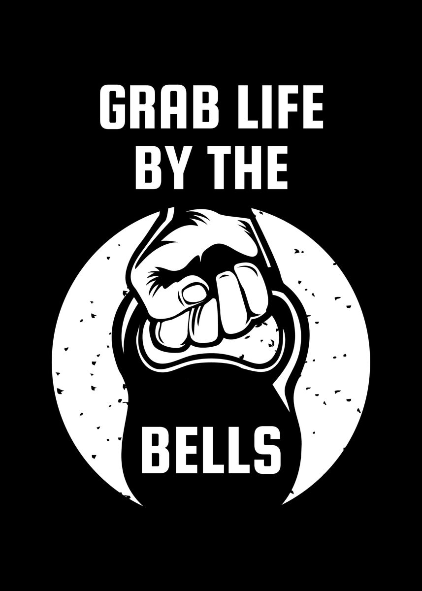 'Grab Life By The Bell' Poster, picture, metal print, paint by Mooon ...