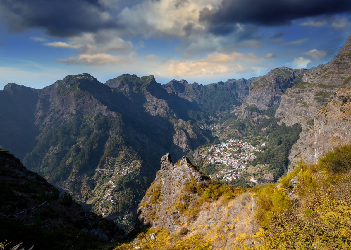 'Mountains in Madeira' Poster by anettastar | Displate