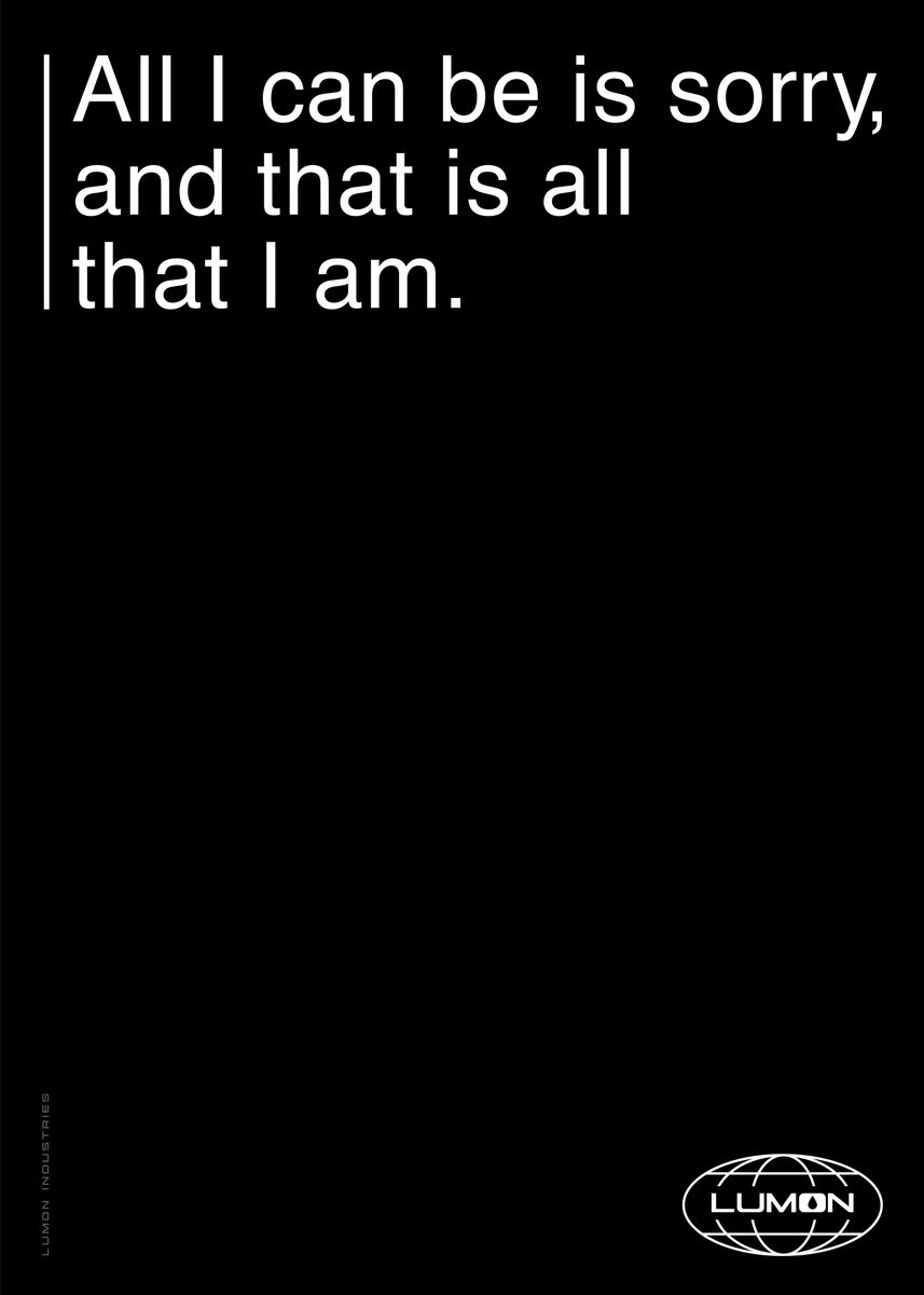 'Sorry 2' Poster, picture, metal print, paint by Dalibor Novak | Displate