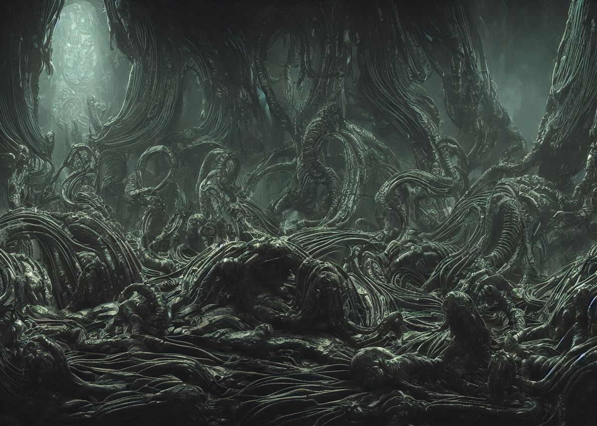 'xenomorph aliens ship' Poster by Designersen | Displate