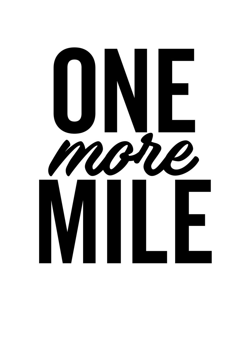 'One More Mile' Poster, picture, metal print, paint by Francois ...