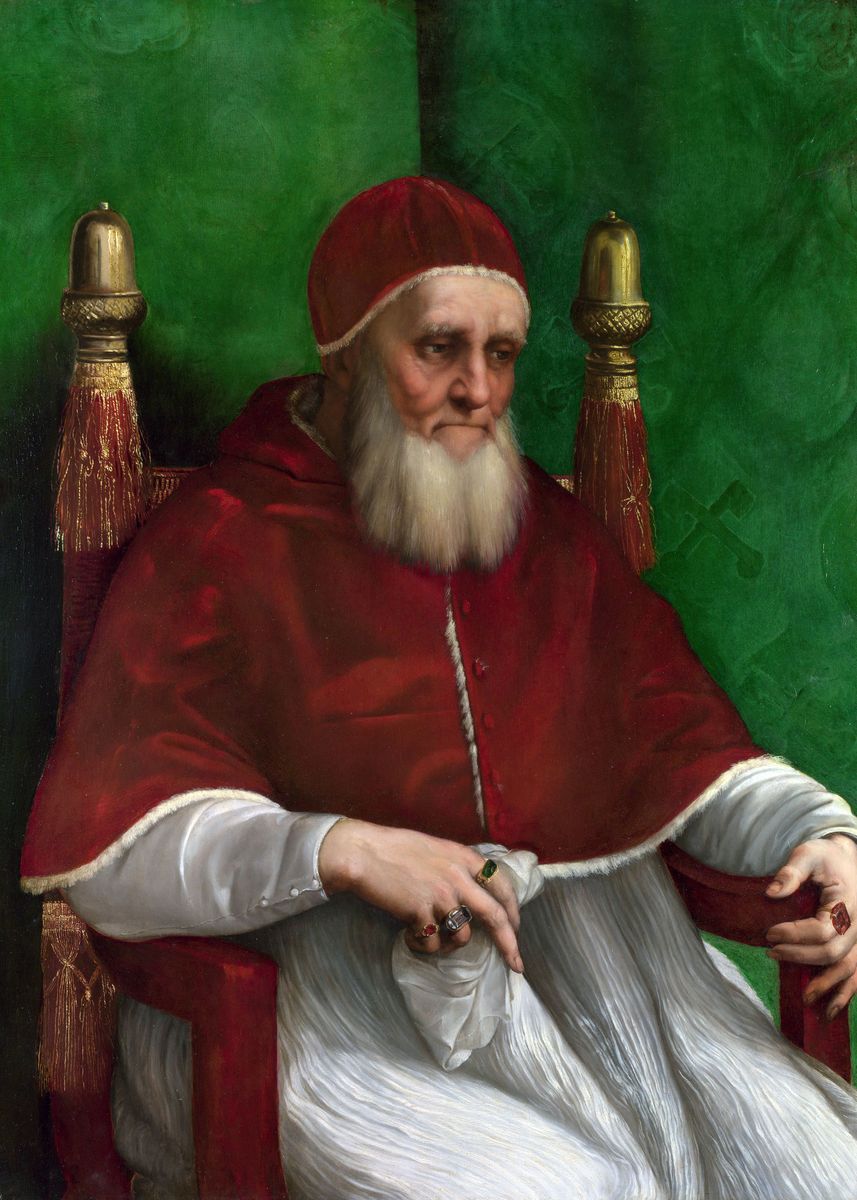 'Pope Julius II ' Poster, picture, metal print, paint by tony4urban ...